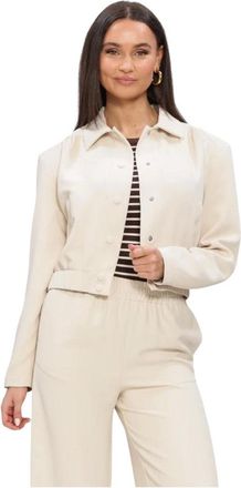 Lina Locchi Damen, Jacken, Beige, XLGr&ouml;&szlig;e