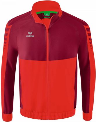 Erima Unisex Erwachsene Six Wings Worker Jacke (1032227), rot/bordeaux, XXL