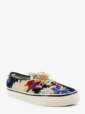 Vans Womens Sneakers Lx Authentic 44 Multicolour Macram&eacute; Fabric-Rubber Trainers Fabric/rubber