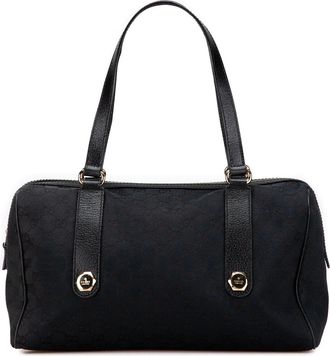 Gucci Hobo Bags - GG Canvas Charmy Shoulder Bag - Gr. unisize - in Schwarz - f&uuml;r Damen