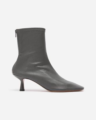 Arket Sock Boot Aus Leder -Grau