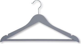 KESPER | Formkleiderbügel, Material: Kunststoff, Breite: 44,5 cm, Farbe: Grau | 16880