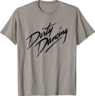 Dirty Dancing Movie Schwarzes Textlogo T-Shirt