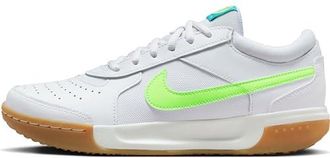 Nike Nike Femme Court Air Zoom Lite 3 Basket, White Lime Blast Teal Nebula, 35.5 EU