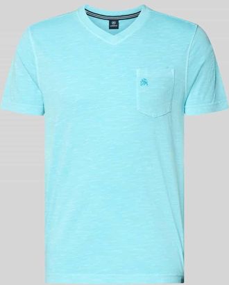 Lerros Regular Fit T-Shirt mit V-Ausschnitt