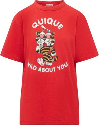 Kenzo Homme, Tops, Rouge, Taille: S T-shirt Cartoon