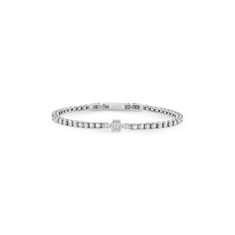 Philipp Plein Homme, Accessoires, Gris, Taille: ONE Size Tennis Royal Bracelet