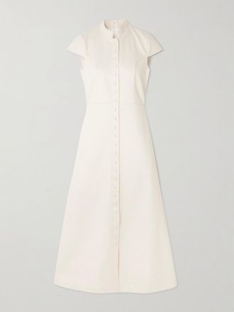 D'Estr&euml;e Paris Amaoko Midi-jeanskleid - Ecru