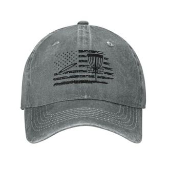 Generic Journ&eacute;e Patriotique du Disc Golf Unisexe Casquette De Baseball Anti-Soleil Chapeau De Cowboy Soft Trucker Caps pour Cyclisme Running Toutes Les Saison