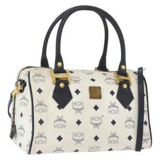 MCM Pre-owned Boston Bag - - Pre-owned - Damen - Wei&szlig; - ONE SIZE