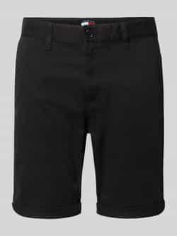 Tommy Jeans Slim Fit Chinoshorts aus Baumwoll-Mix