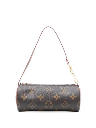 Louis Vuitton 2021-2025 Monogram Papillon Pochette Handtasche - Braun