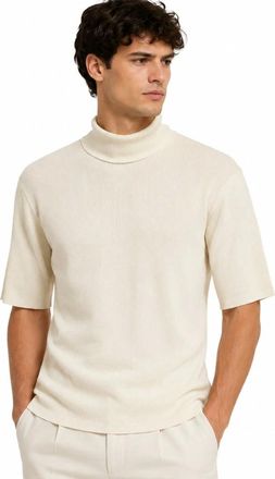 Dolce & Gabbana Homme, Pulls, Blanc, Taille: M Pull ras du cou en soie