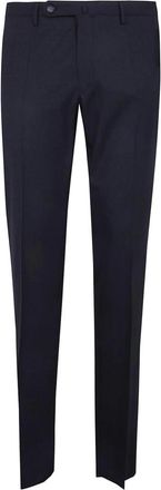 Incotex Pantalon en laine &agrave; devant plat - Homme - Pantalons - Gris - Taille: 2XL