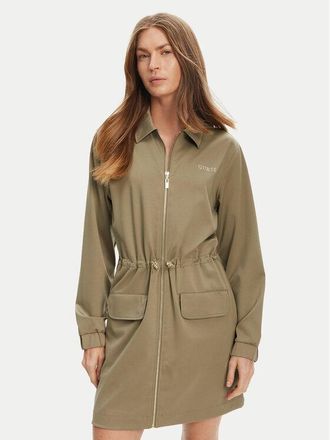 Guess Kleid f&uuml;r den Alltag V5YK04 KCX42 Gr&uuml;n Regular Fit