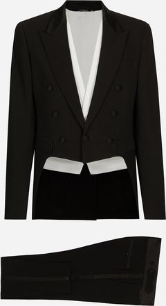 Dolce & Gabbana Einreihiger Smoking - Mann Anzüge Und Blazer Schwarz 46