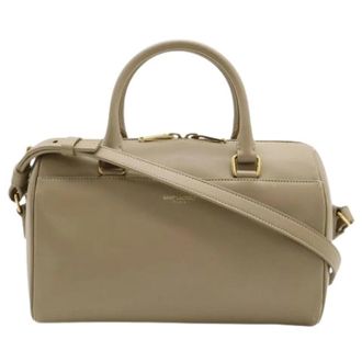 Saint Laurent Sac &agrave; main vintage Pre-owned - Femme - Pre-owned - Beige - Taille: ONE Size