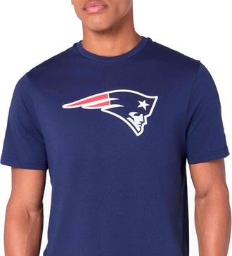 New Era New England Patriots NFL Team Logo Blau T-Shirt - XXL