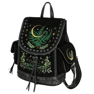 Restyle Herbal Rucksack Hexe Sterne Mond Farn Blatt Fee Gothic Cottagecore