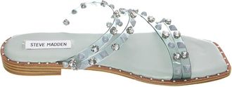 Steve Madden Femme, Chaussures, Bleu, Taille: 38 1/2 EU Tongs