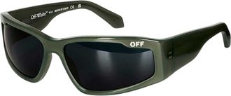 Off-white Off White - Kimball Rechteck-Sonnenbrille f&uuml;r Herren (Oliv)