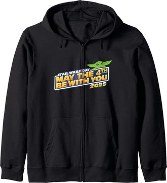 Star Wars Day: May the 4th Be With You 2025 Grogu Logo Kapuzenjacke