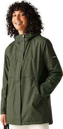 Regatta Veste imperm&eacute;able Brielly pour Femme, Kaki fonc&eacute;, 44