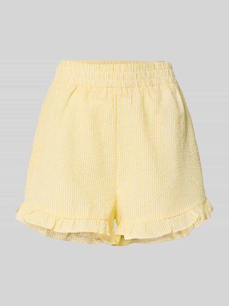 A-View Relaxed Fit Shorts mit Strukturmuster Modell Sonja