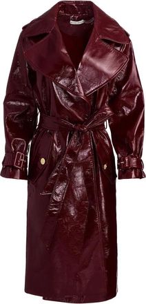 Alice & Olivia manteau trench Nevada - Rouge