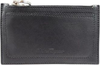 Ferragamo Porte-monnaie Pre-owned - Femme - Pre-owned - Noir - Taille: ONE Size
