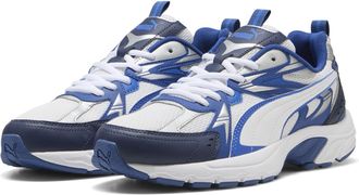 Puma Erwachsene Milenio Tech Sneakers 40.5, White Mountain Blue Silver Metallic