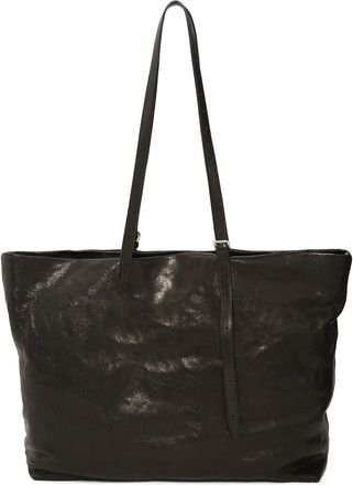 Ann Demeulemeester sac cabas en cuir - Noir