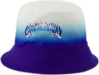 Casablanca Caps & Mützen - Logo Printed Bucket Hat - Cotton - Blue - Gr. S - in Blau - für Damen