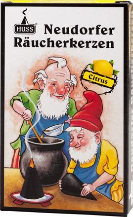 Huss Neudorfer Räucherkerzen 3er-Pack Citrus (72 Stück, 3 Packungen)