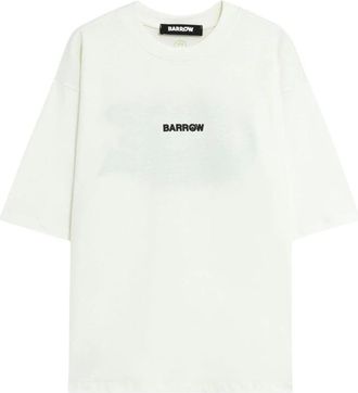 Barrow Barrow, unisex, Tops, Blanc, Taille: XS T-Shirt en Jersey