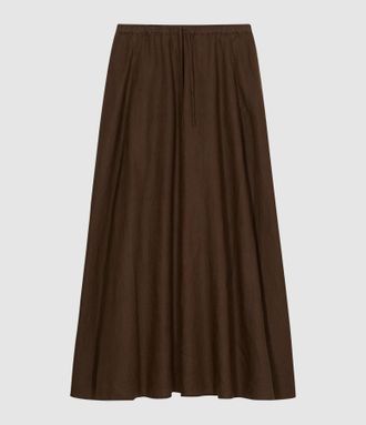 Closed Jupe Maxi Maple Brown