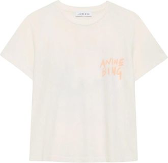 Anine Bing Femme, Tops, Blanc, Taille: 40 FR Shelley Tee Surfer