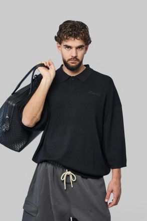 Fear of God Signature 3/4 Sleeve 90s Knit Polo