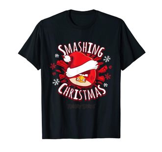 Angry Birds Smashing Christmas Offizielles Merchandise T-Shirt