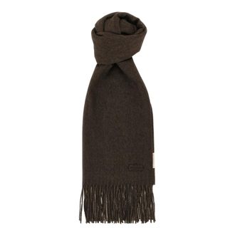 Agnona Seidencashmere Schal mit Fransen - - Accessories - Damen - Braun - ONE SIZE