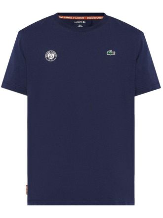 Lacoste x Roland Garros T-Shirt - Blau