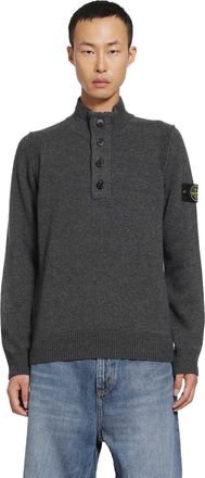 Stone Island 5100040 Lambswool Half-Zip Jumper