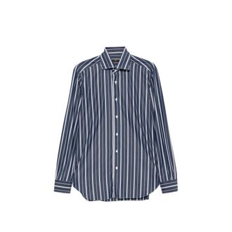 Barba Vertical-stripe Shirt