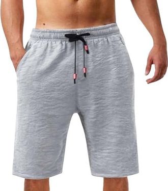 Generic Short pour Homme à Taille élastique, Short de Sport pour Homme, Coupe régulière, Pantalon Cargo pour Hommes, Pantalon Classique pour Hommes, vêtements