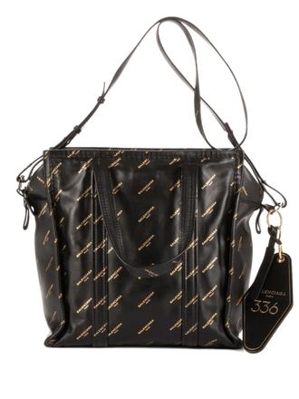 Balenciaga sac &agrave; main &agrave; logo imprim&eacute; - Noir