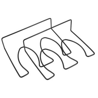 OSALADI 2 St&uuml;ck Schuhregal zur T&uuml;rbefestigung Wand Schuhorganizer f&uuml;r Stiefel Platzsparender Stiefelhalter aus Kunststoff Bel&uuml;ftet f&uuml;r Eingangsbereich und Kle