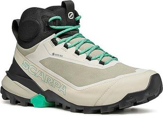 Scarpa Femme Ribelle Cross 2 Mid GTX Chaussures, Fog-Aqua Green, 36