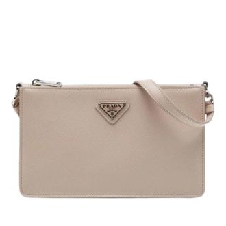 Prada Pre-owned Vintage Crossbody Bag - - Pre-owned - Damen - Beige - ONE SIZE