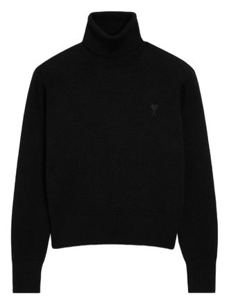 Ami pull col roulé Ami de Coeur - Noir