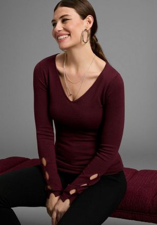 Bruno Banani Strickpullover mit besonderem &Auml;rmel-Detail